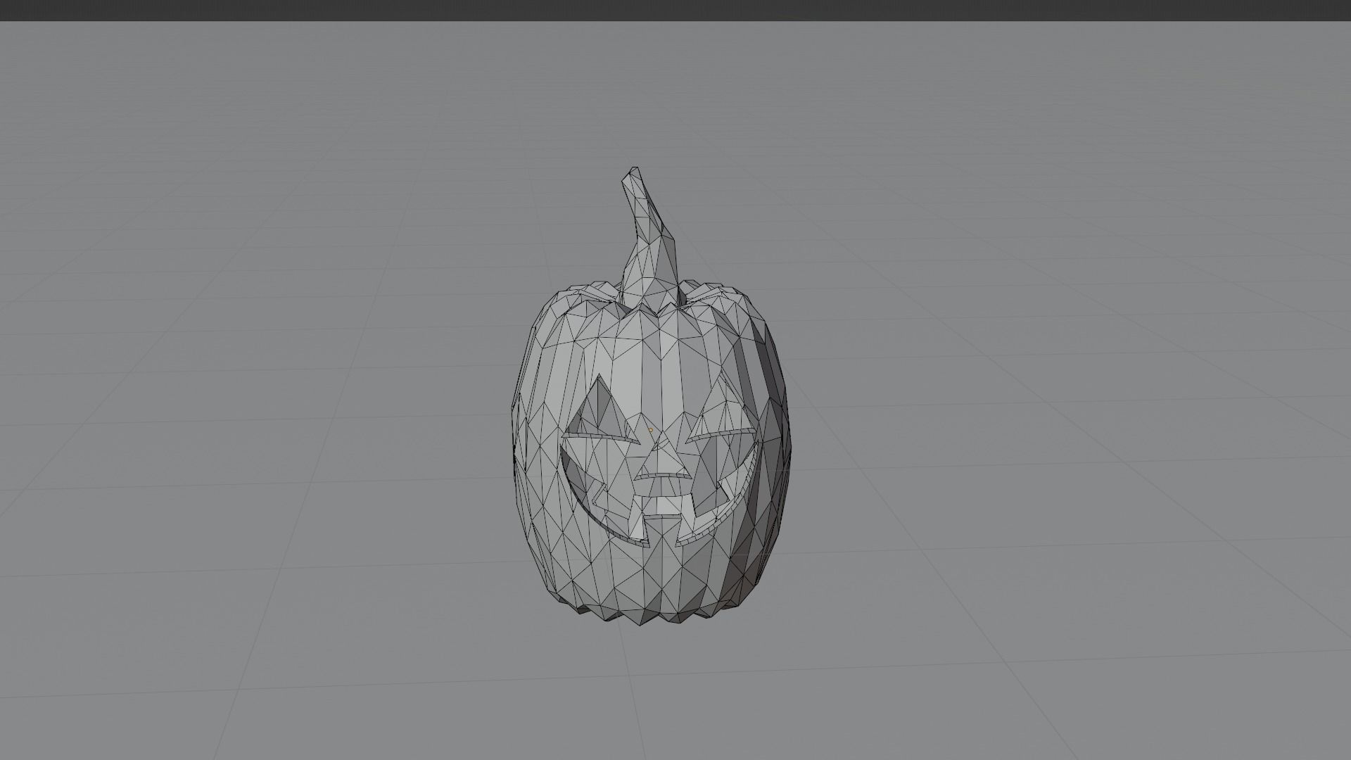 3D model Low Poly Pumpkins and Jack o-lanterns 3D models VR / AR / low ...