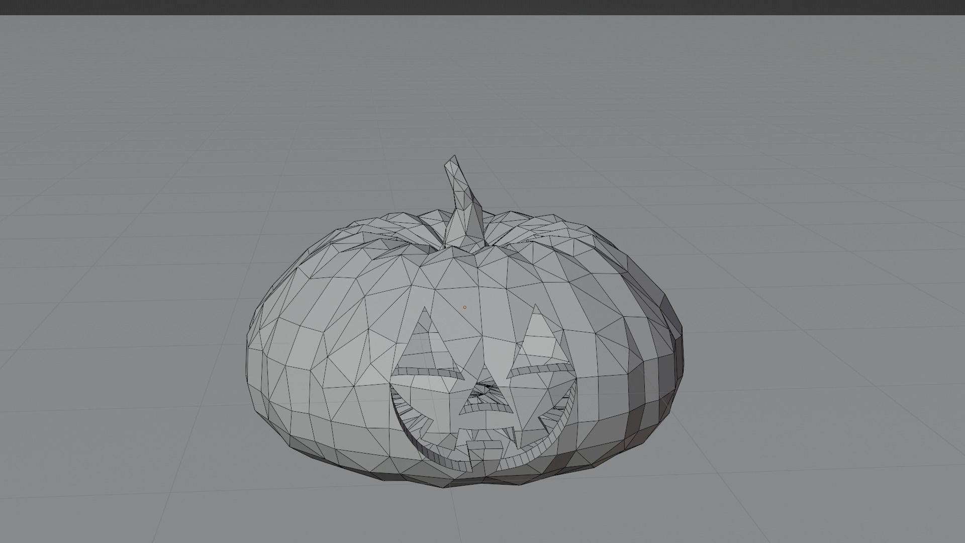 3D model Low Poly Pumpkins and Jack o-lanterns 3D models VR / AR / low ...