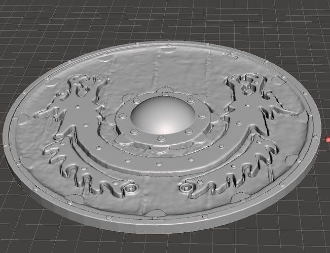 viking norse dragon boat shield 3D model 3D printable | CGTrader