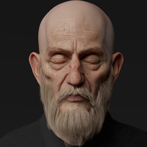 My Sculpt Head Old Man RealTime Free Download free 3D model | CGTrader