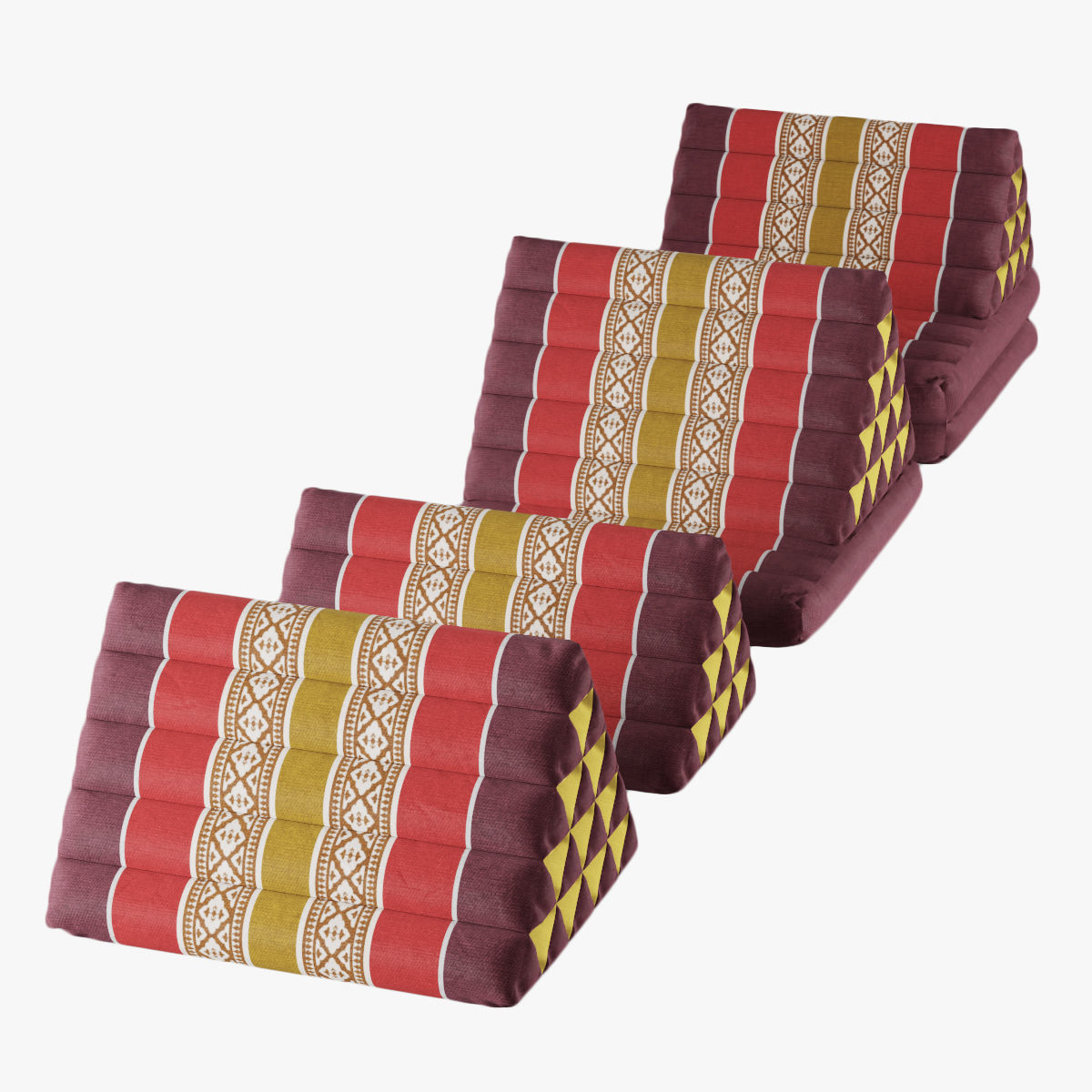Thai triangle pillow 3D model | CGTrader