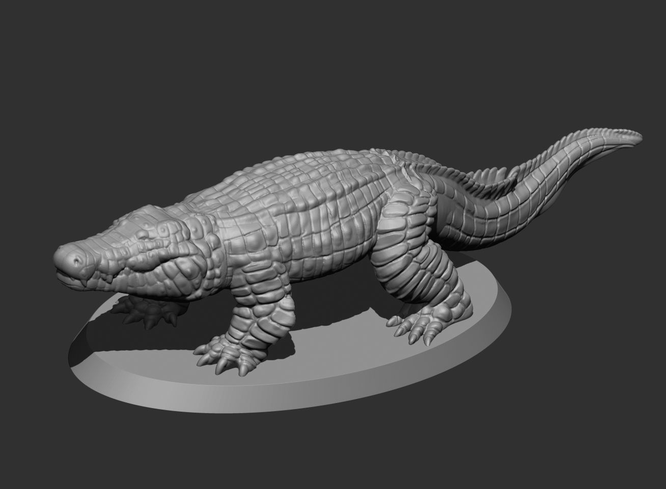 Crocodile 3D model 3D printable | CGTrader