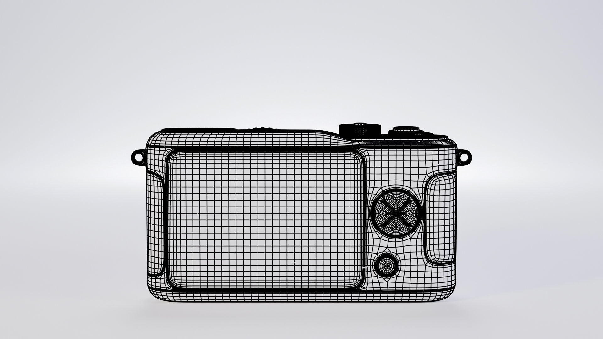 3D model Pocket digital mirrorless camera VR / AR / low-poly | CGTrader