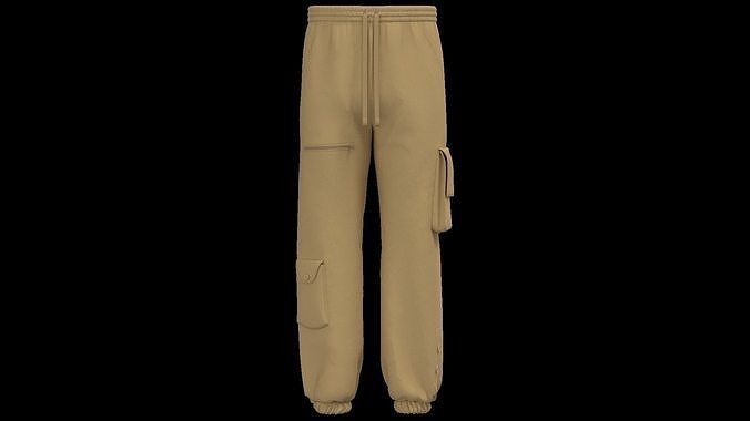 Male pant pocket 3D model rigged | CGTrader