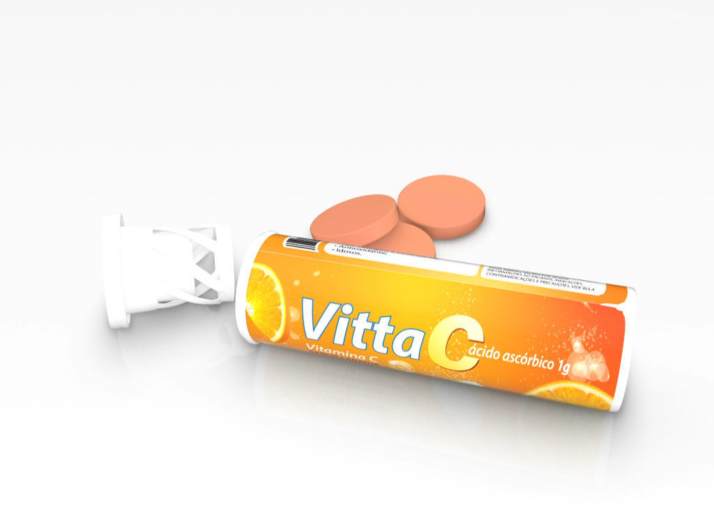 Vitamin tube NUTUTION 123 free 3D model | CGTrader