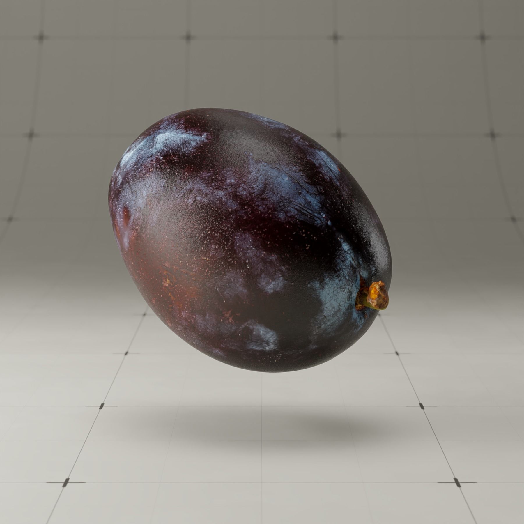 Photorealistic Plum Model 3D model | CGTrader