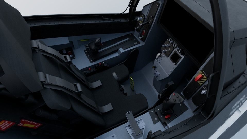 F-35 Cockpit 3D model | CGTrader