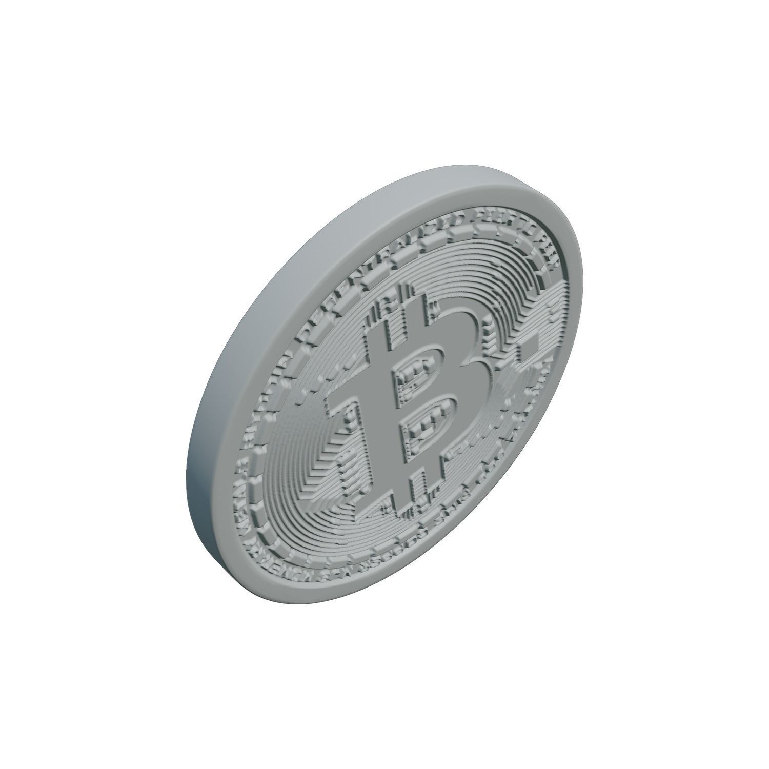 Bitcoin High quality 3D model | CGTrader
