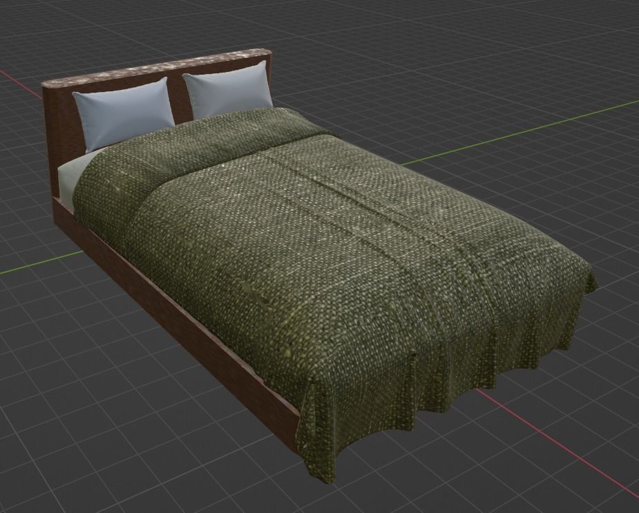 Realistic Bed 3D Model 3D model | CGTrader