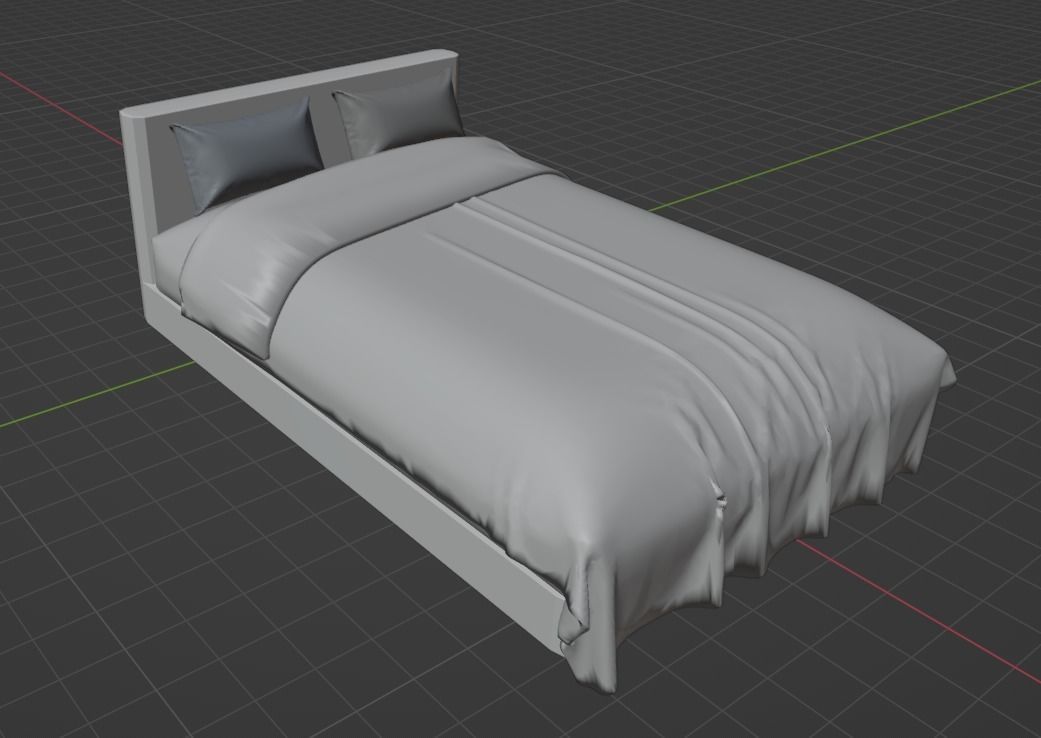 Realistic Bed 3D Model 3D model | CGTrader