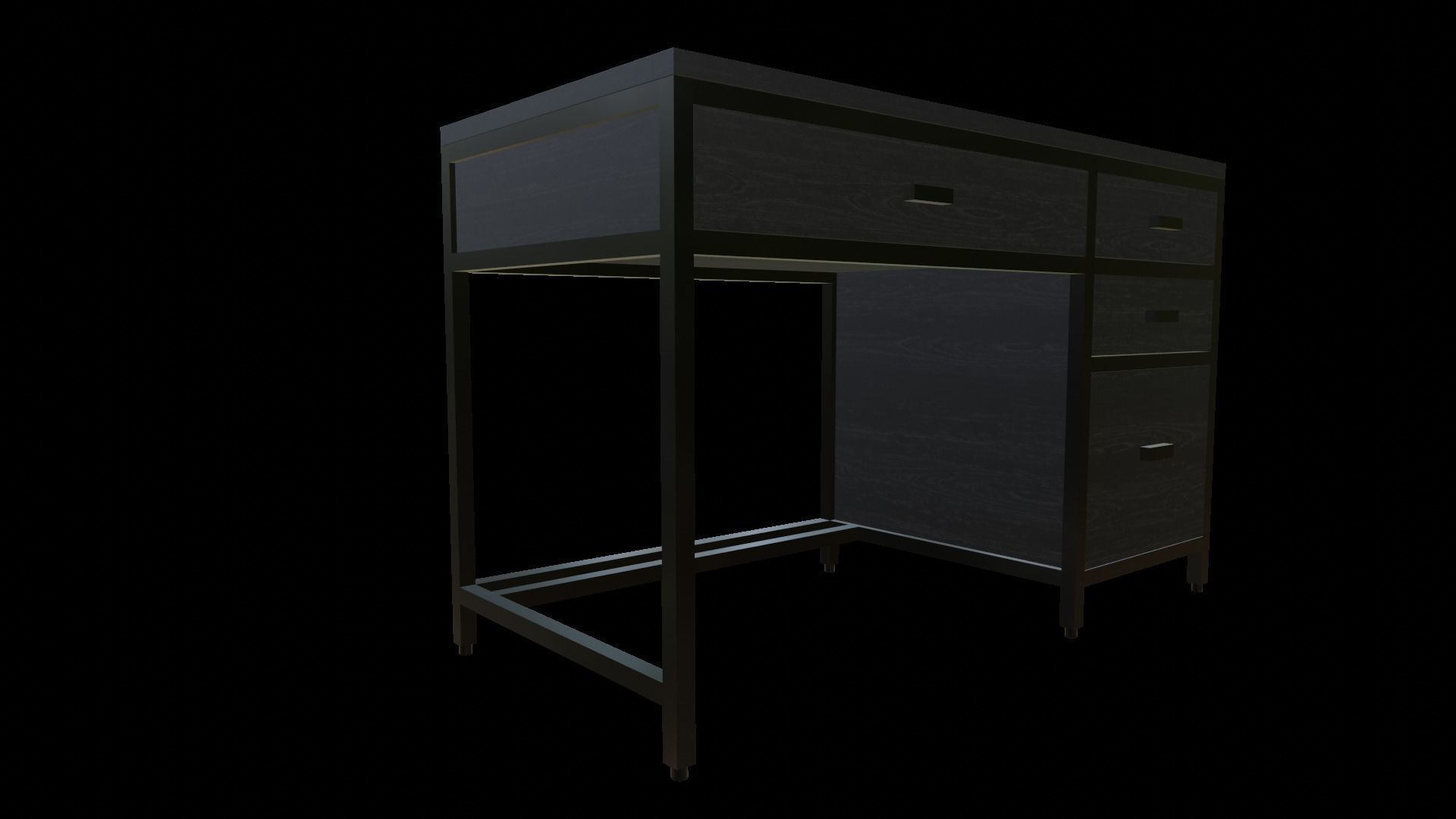 3D model Desk9-Ferris-48-Low-poly VR / AR / low-poly | CGTrader