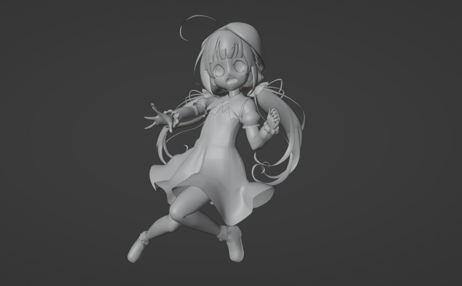 Anime Character - Ryuuou No Oshigoto AI 3D model | CGTrader