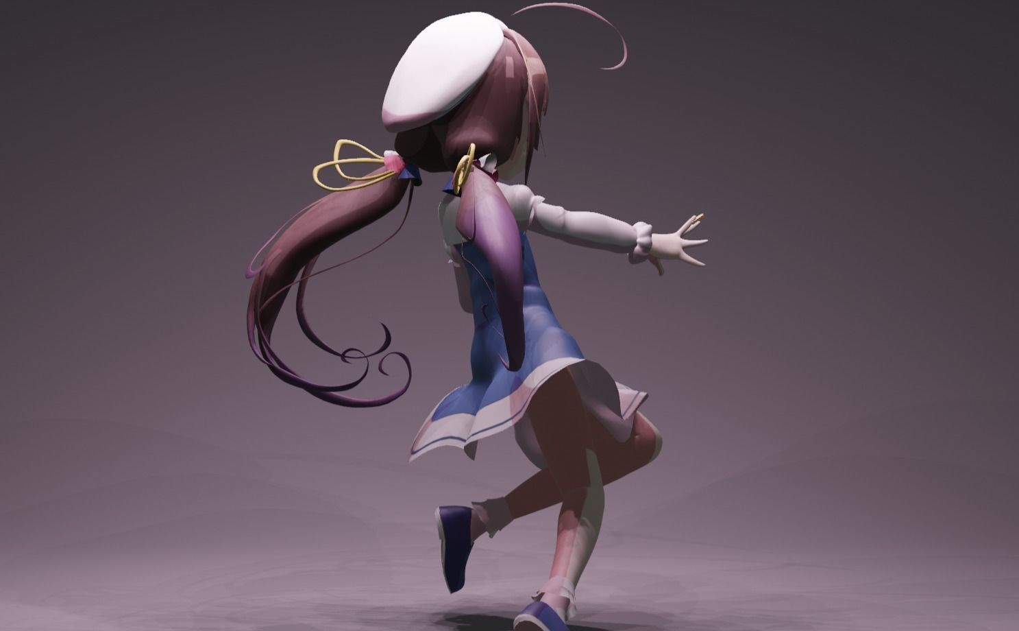Anime Character - Ryuuou No Oshigoto AI 3D model | CGTrader