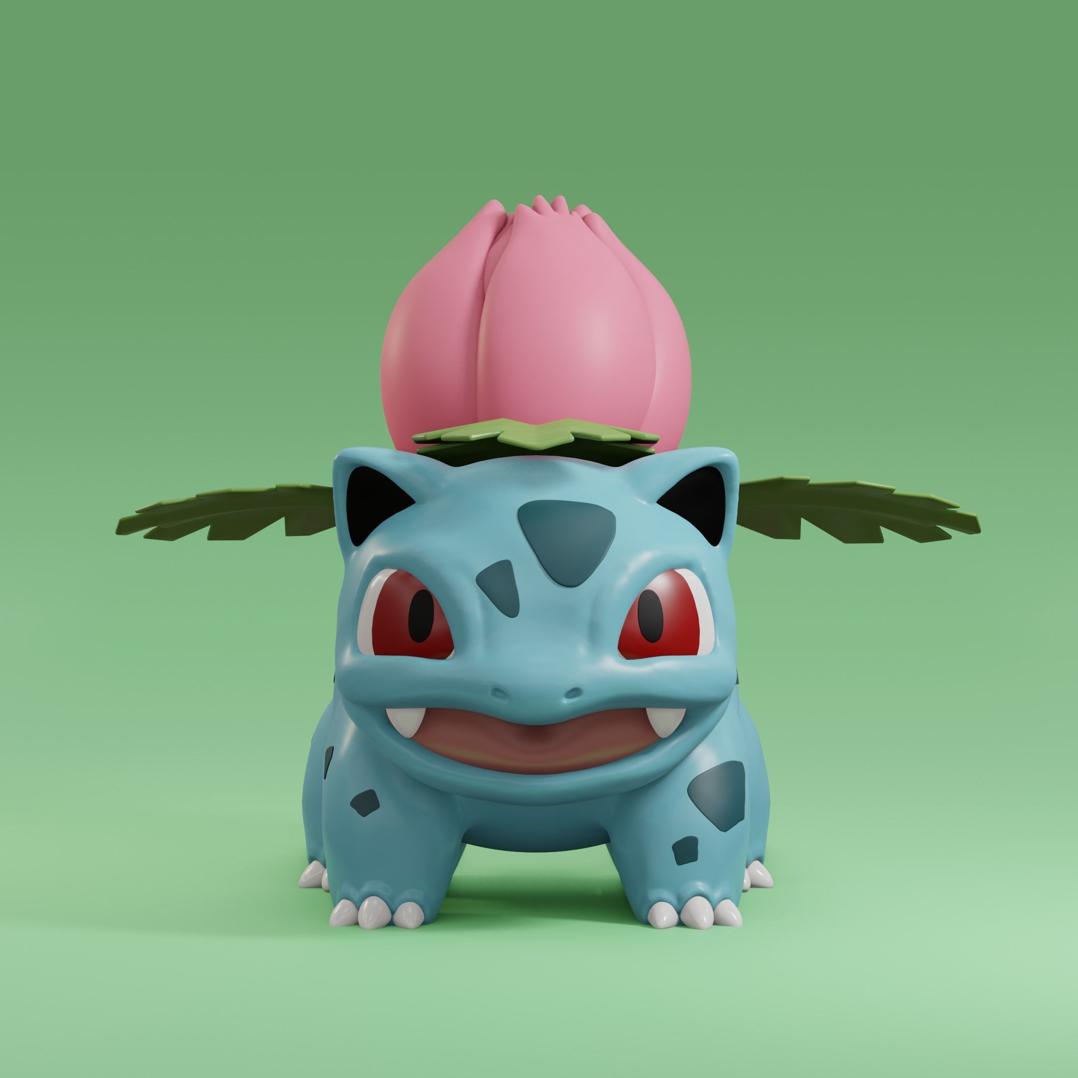 002 Ivysaur 3D model | CGTrader