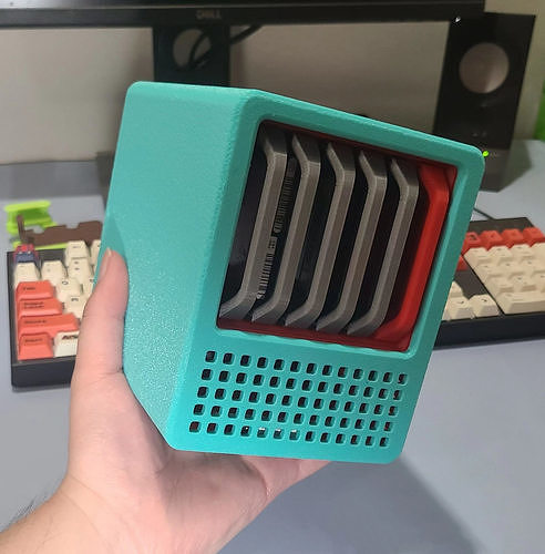 DIY Mini NAS Chassis 3D model 3D printable | CGTrader