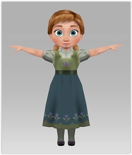Anna 3D model free VR / AR / low-poly 3D model | CGTrader