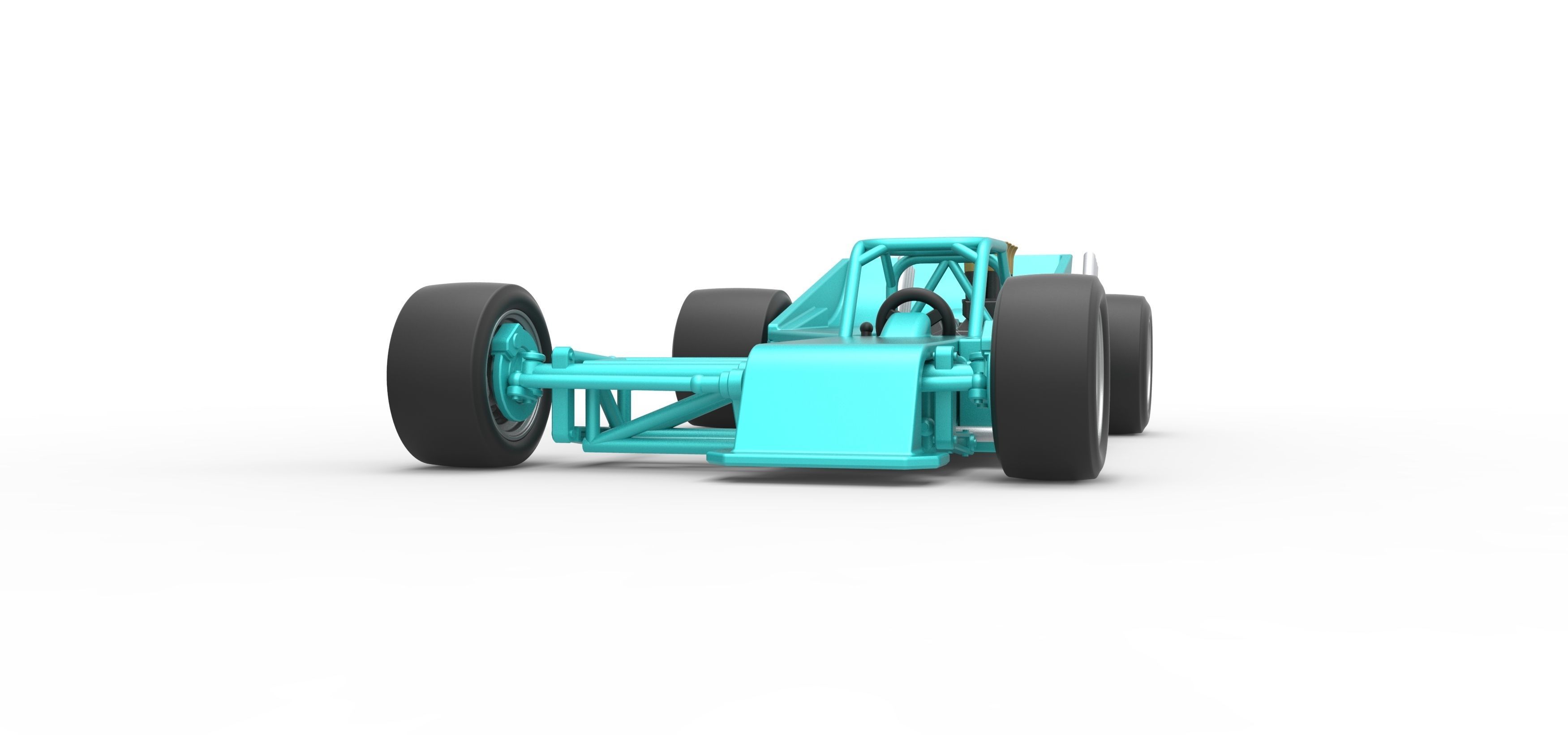 Supermodified rear engine race car Version 2 Scale 1 to 25 3D model 3D ...