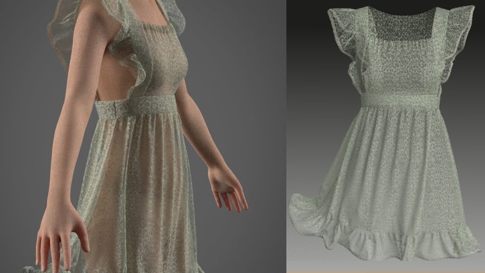 3D womens clothing free 3D model | CGTrader