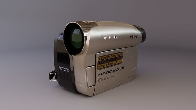 Sony Handycam Camera 3D model | CGTrader
