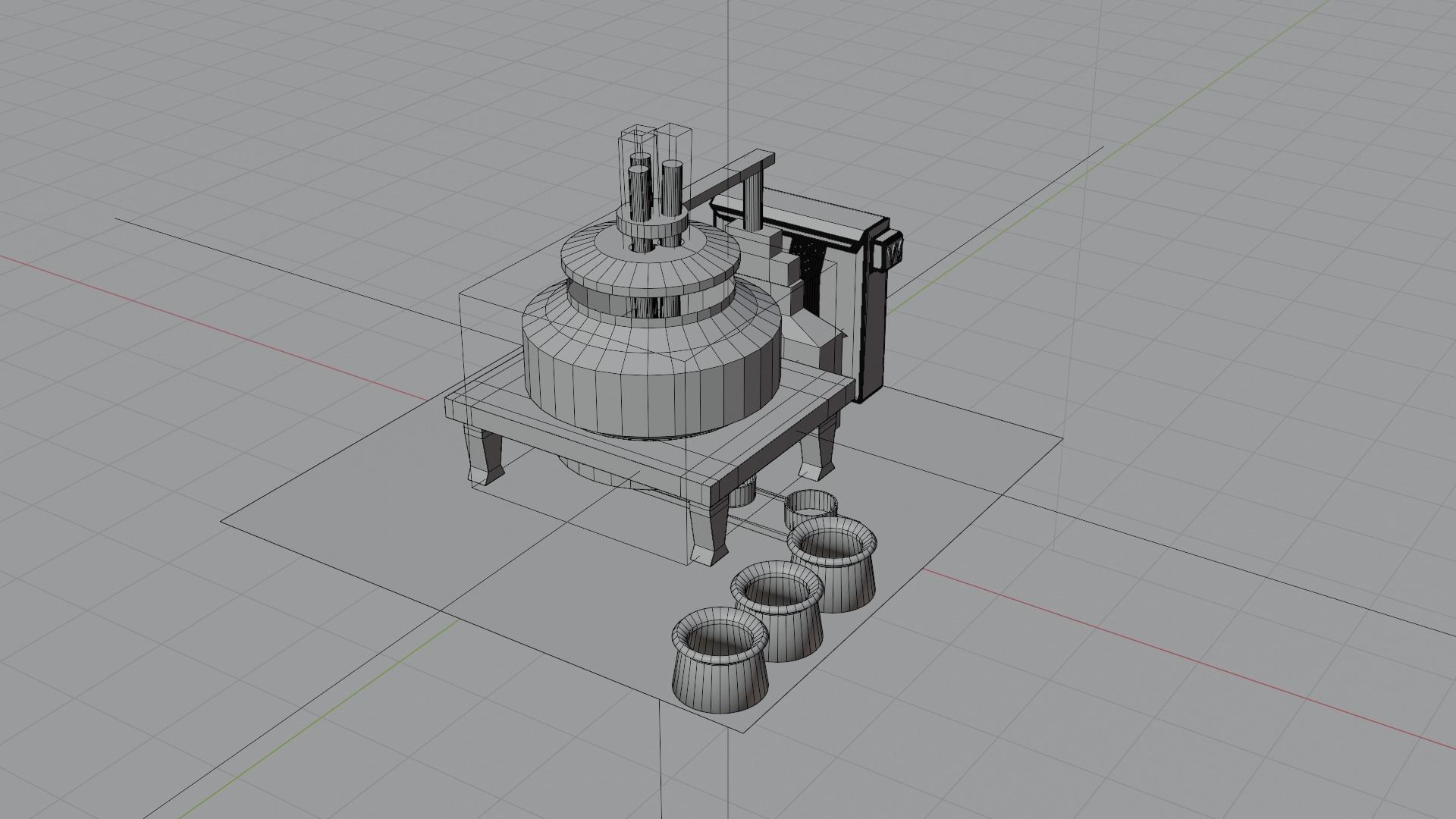 Electric arc furnance 3D model | CGTrader