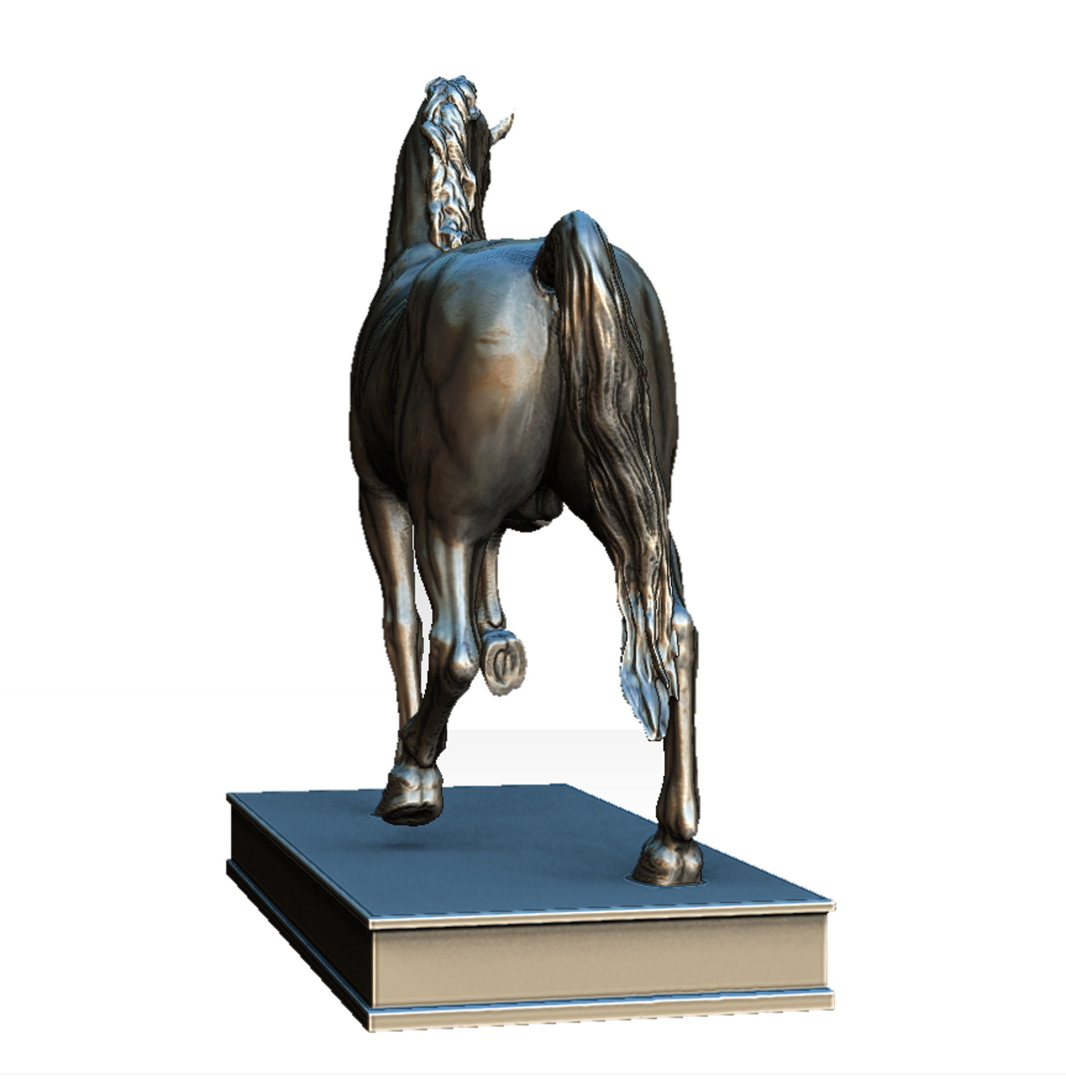 trotting horse cavallo in parata 3D model 3D printable | CGTrader
