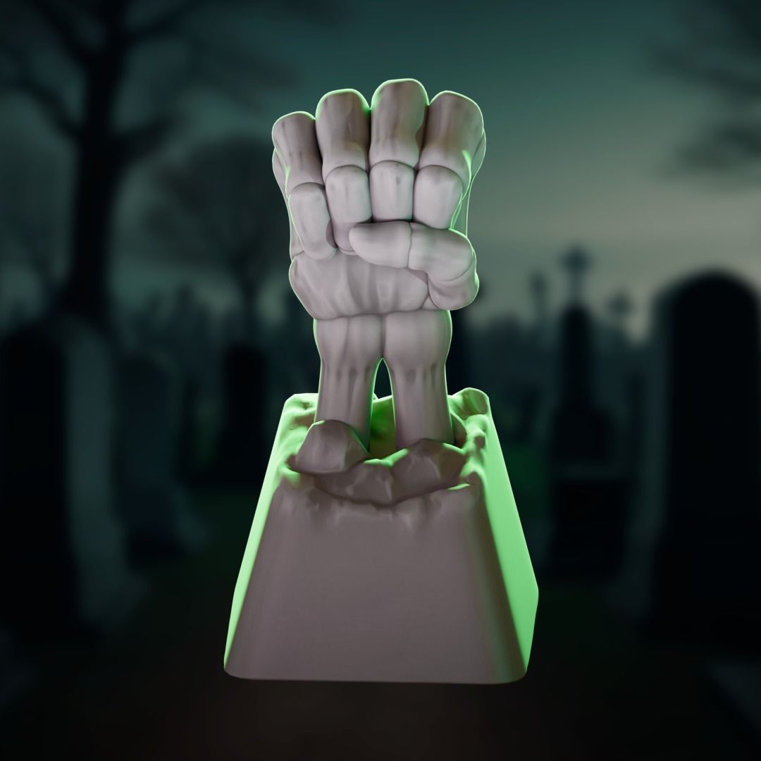 BONE HAND - KEYCAP TO PRINT 3D model 3D printable | CGTrader