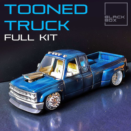 TOONED TRUCK FULL MODELKIT 3D model 3D printable | CGTrader