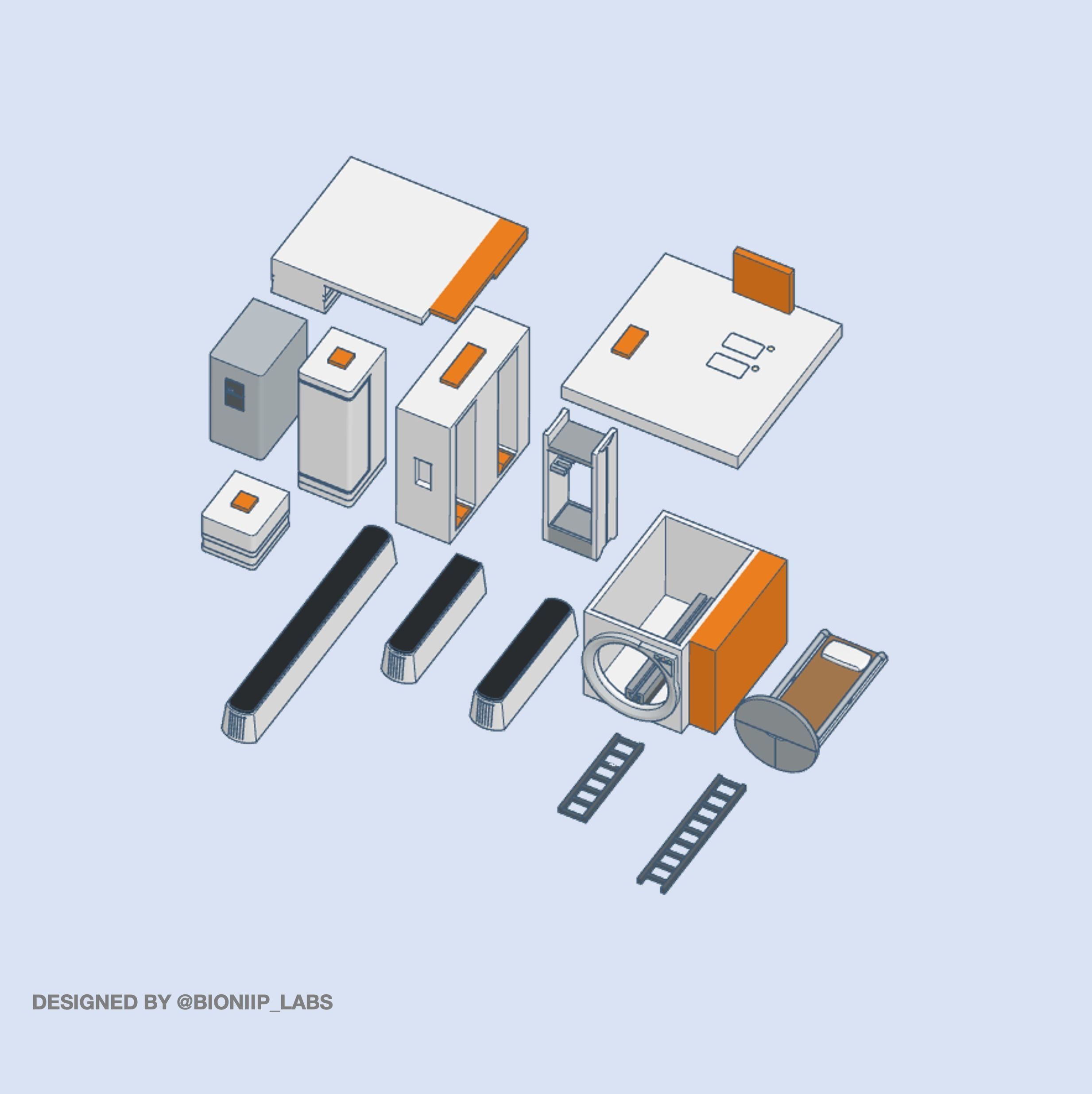 Kamino Clone Trooper Barracks 3D model 3D printable | CGTrader