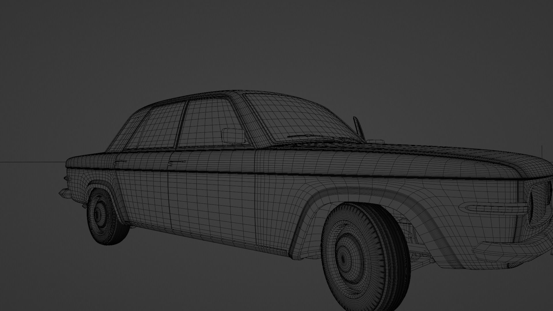 Generic 70s soviet sedan 3D model | CGTrader