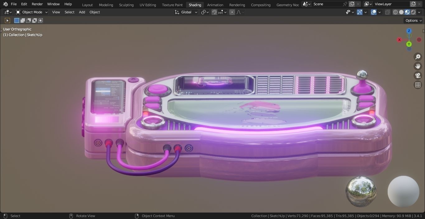 Retro 3d Model Manager free 3D model | CGTrader