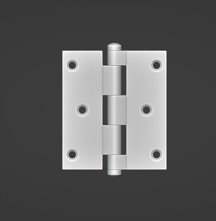 3D model Door Hinges VR / AR / low-poly | CGTrader
