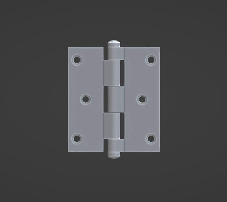 3D model Door Hinges VR / AR / low-poly | CGTrader
