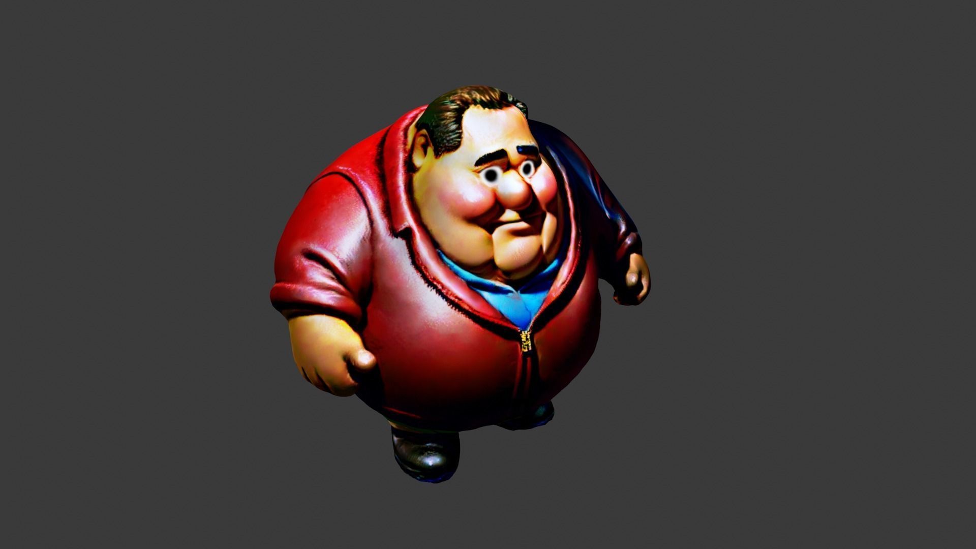 3D model Cartoon Fat Man VR / AR / low-poly | CGTrader