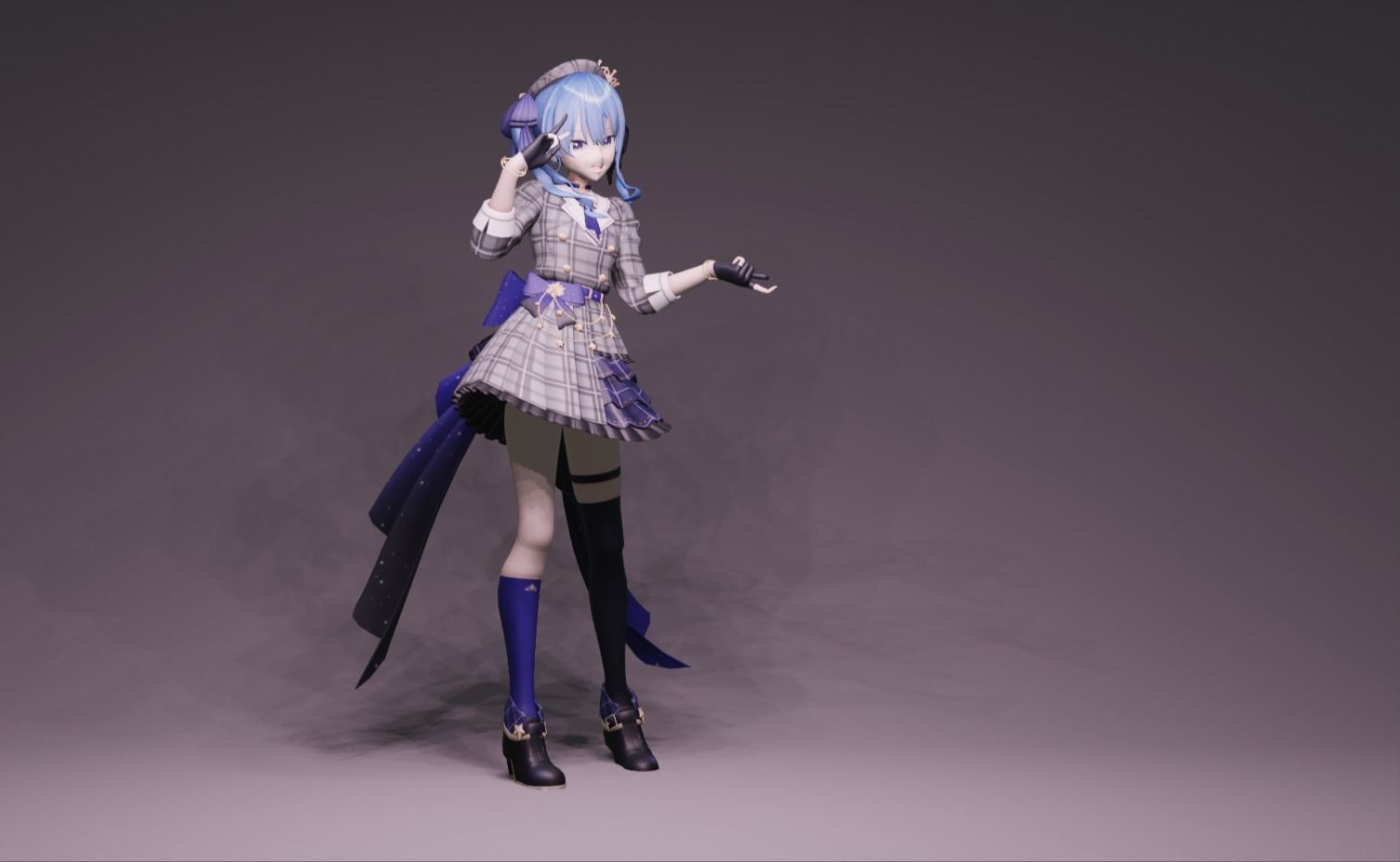 Anime Character - Hoshimachi Suisei 3D model | CGTrader