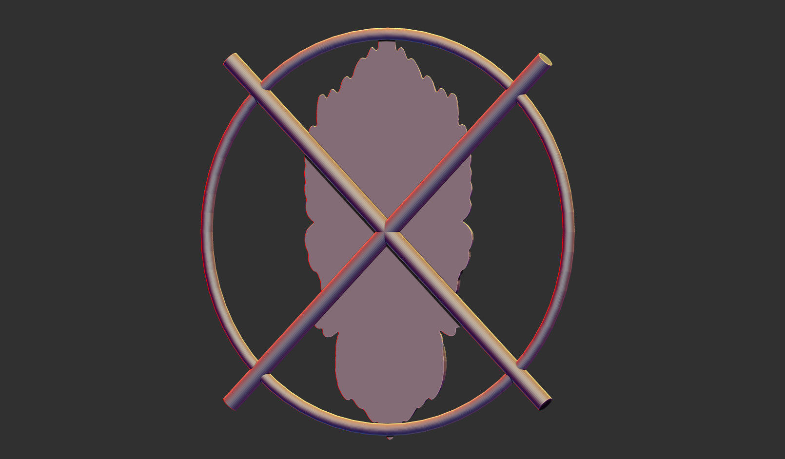 Old man in the tree bas relief depth map image 3D model 3D printable ...