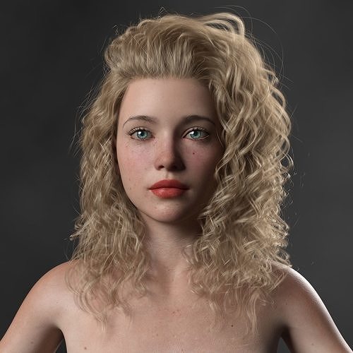 Nora V4 High Quality Textures for G8 Female 3D model | CGTrader