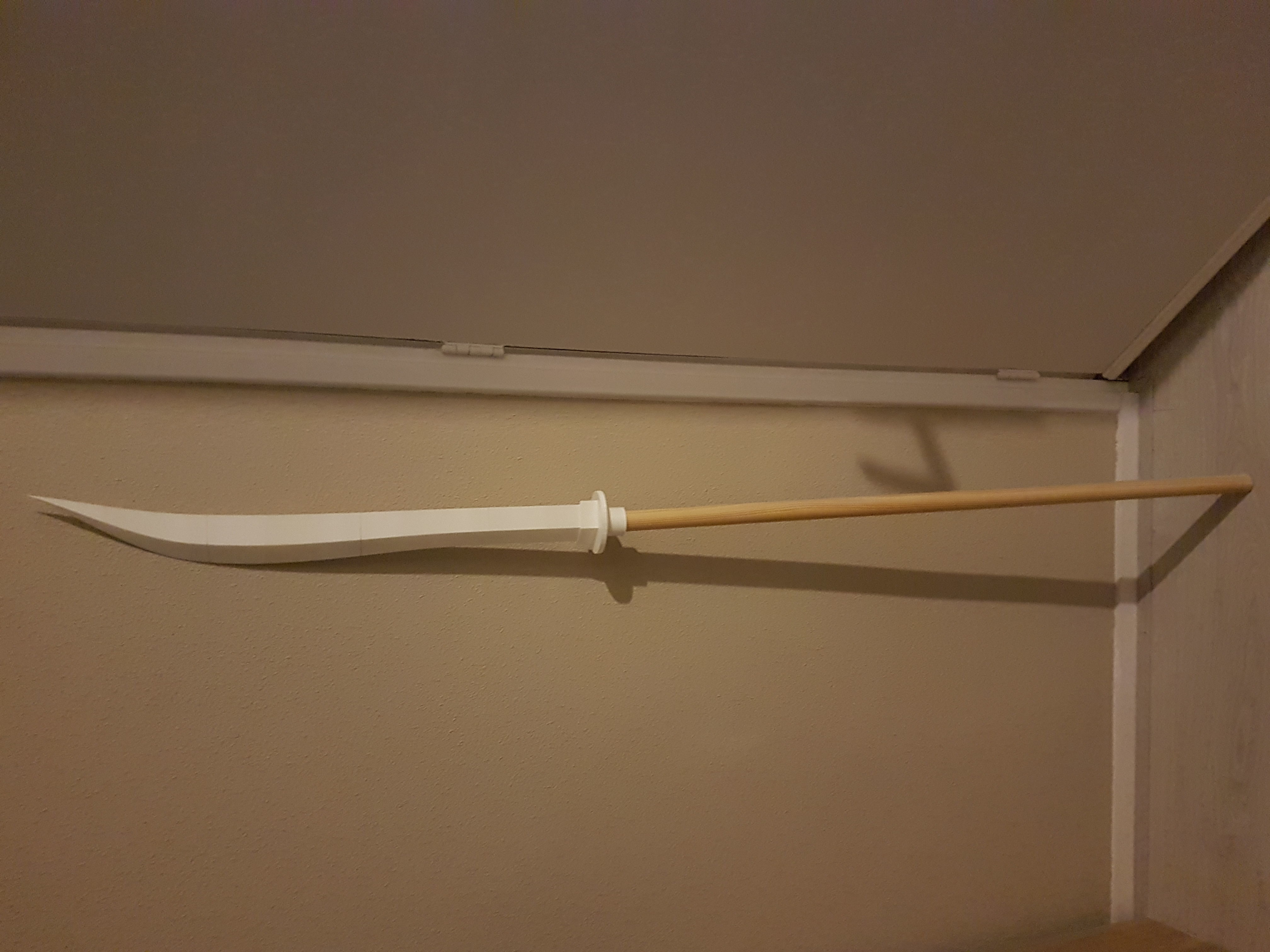 Naginata or Spear tip 3d Print 3D model 3D printable | CGTrader