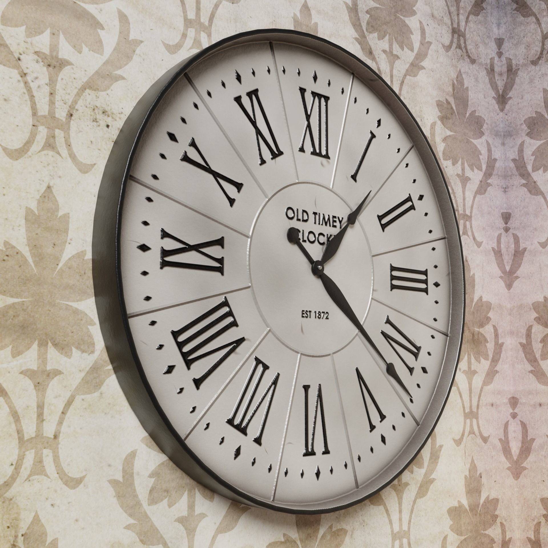 3D model Vintage Classic Clock VR / AR / low-poly | CGTrader