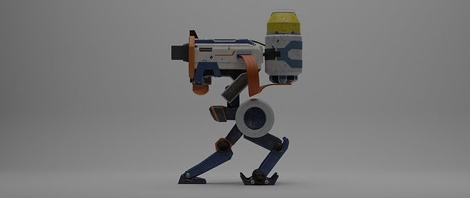 3D model KJ Turret VR / AR / low-poly | CGTrader