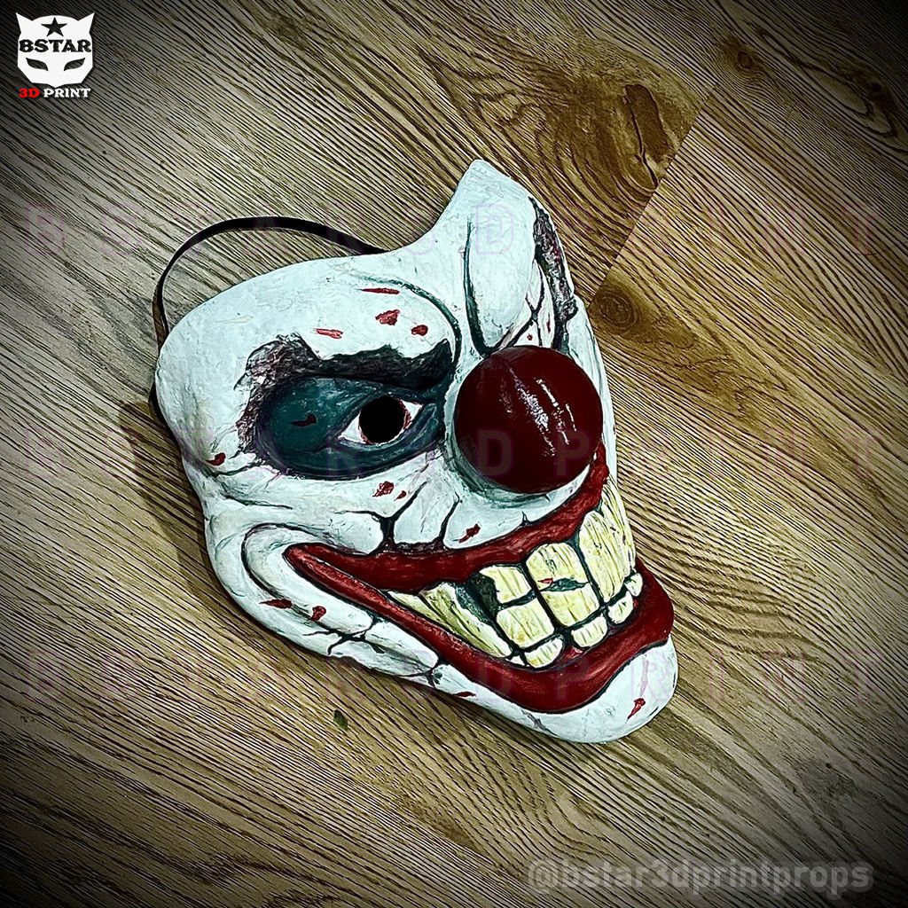 Sweet Tooth Twisted Metal Mask High Quality 3D model 3D printable ...