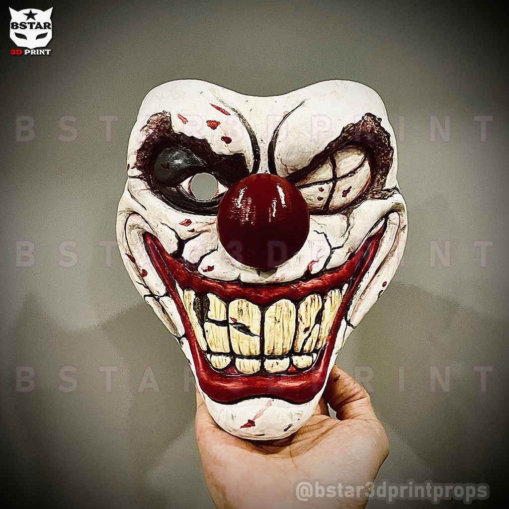 Sweet Tooth Twisted Metal Mask High Quality 3D model 3D printable ...