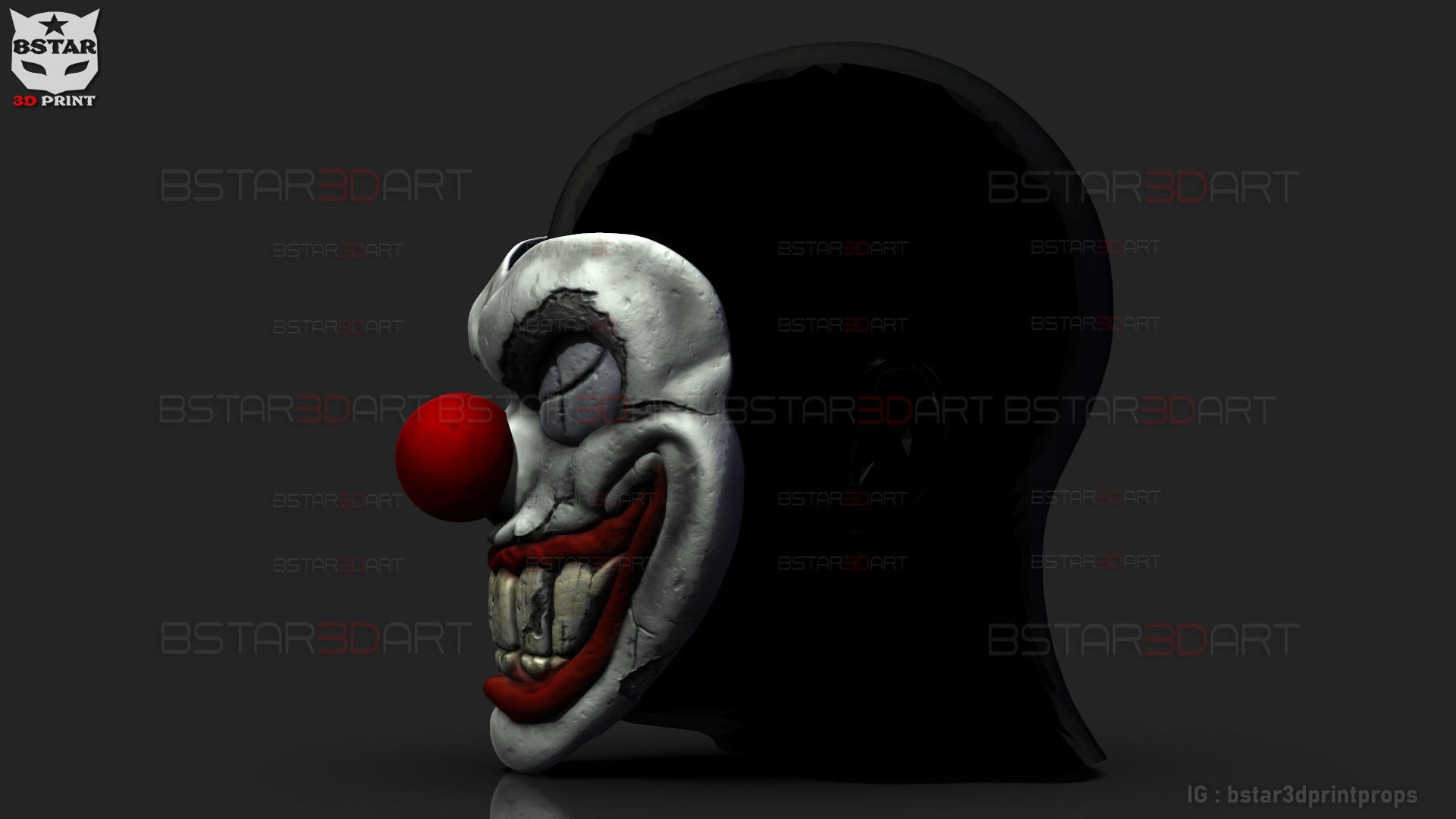Sweet Tooth Twisted Metal Mask High Quality 3D model 3D printable ...