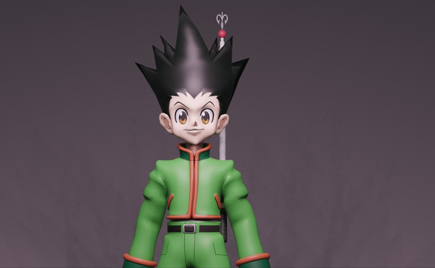 Anime Character - HxH Gon Freecss 3D model | CGTrader