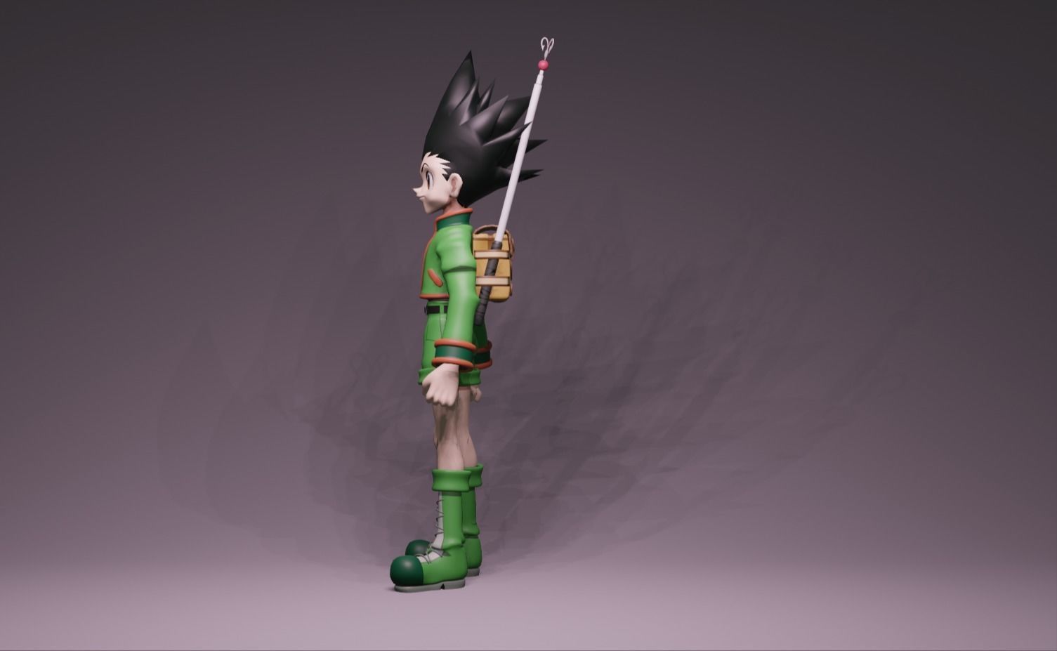 Anime Character - HxH Gon Freecss 3D model | CGTrader