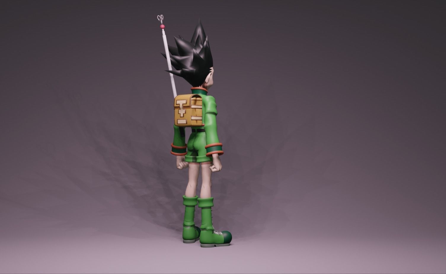Anime Character - HxH Gon Freecss 3D model | CGTrader