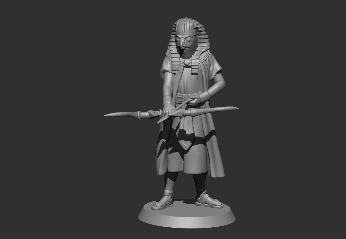 Egyptian God Gor 3D model 3D printable | CGTrader