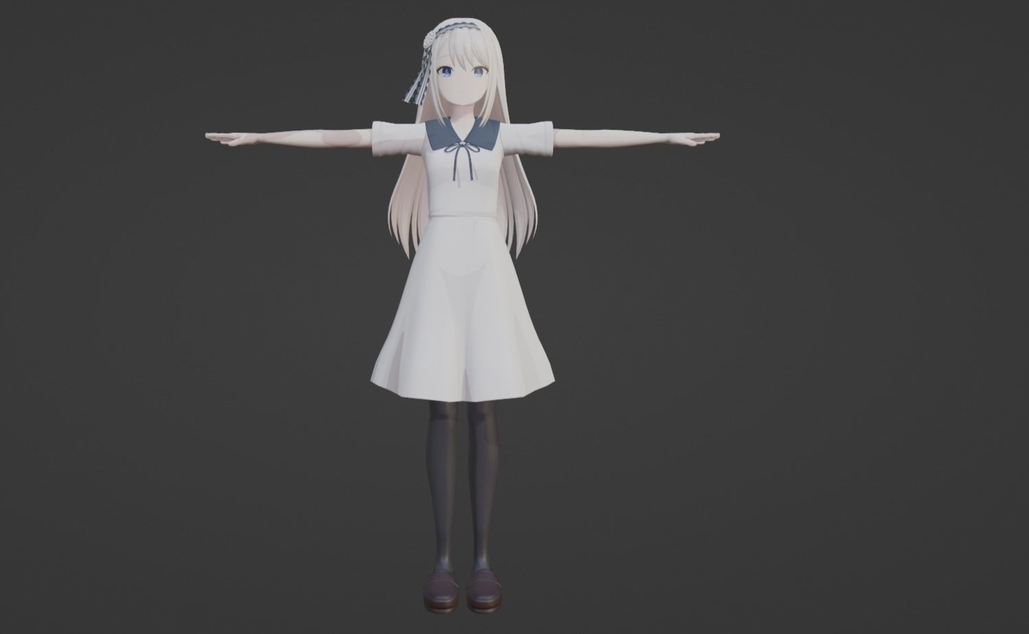 Anime Character - Kei Shirogane 3D model | CGTrader