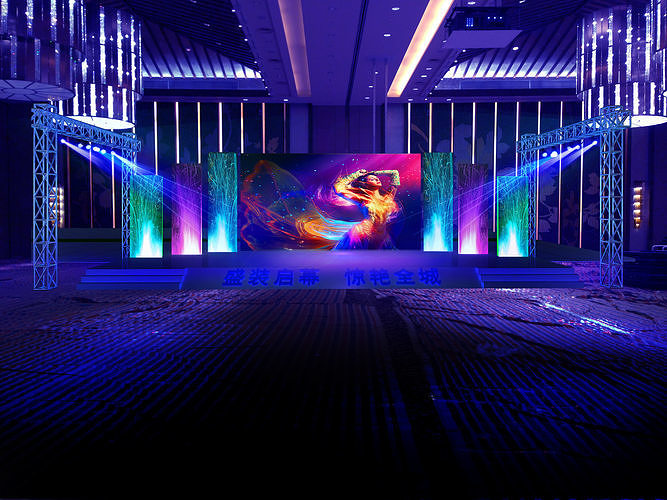 Stage party concert fashion catwalk T station 122 3D model | CGTrader