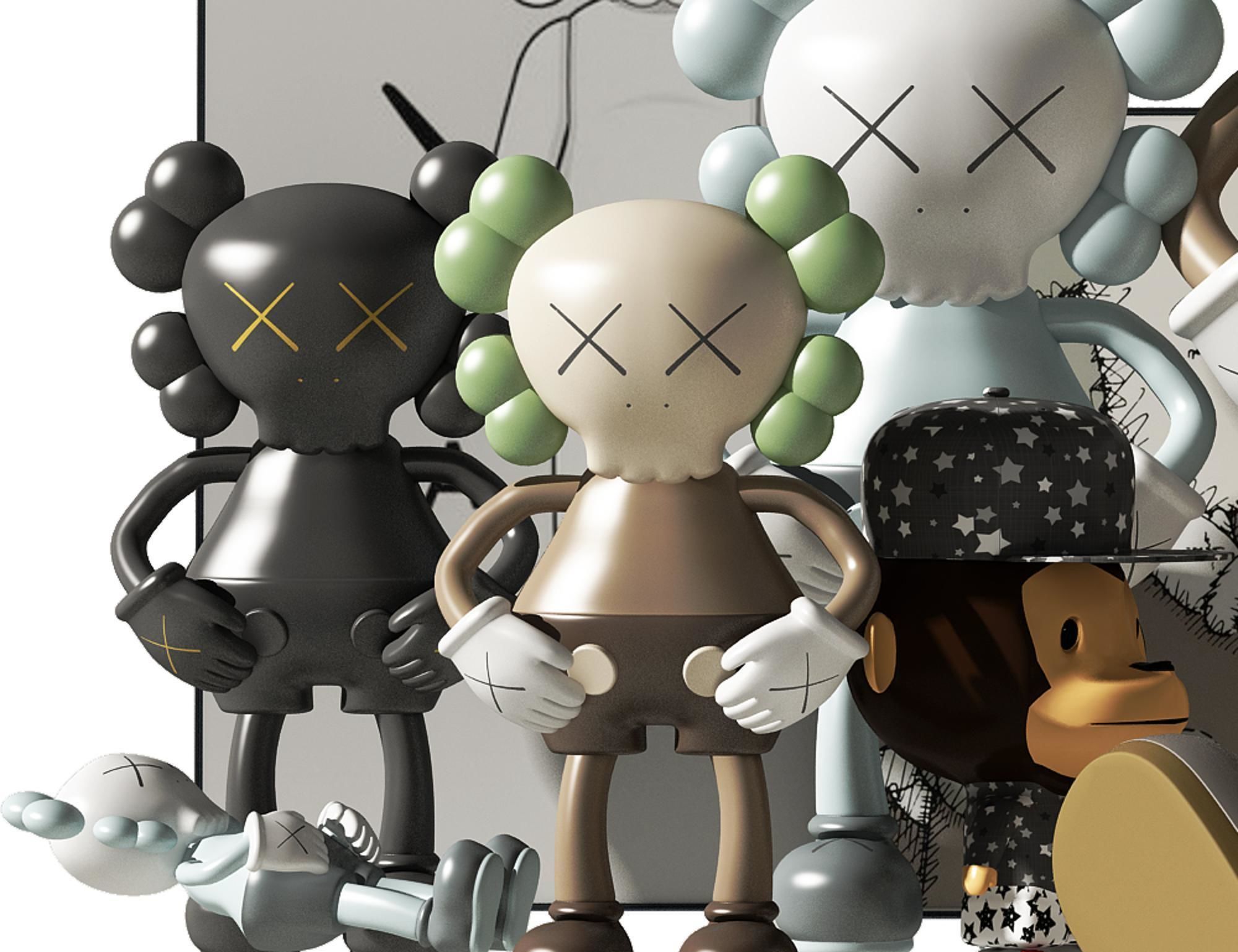 doll KAWS Toy Modern 3D model | CGTrader