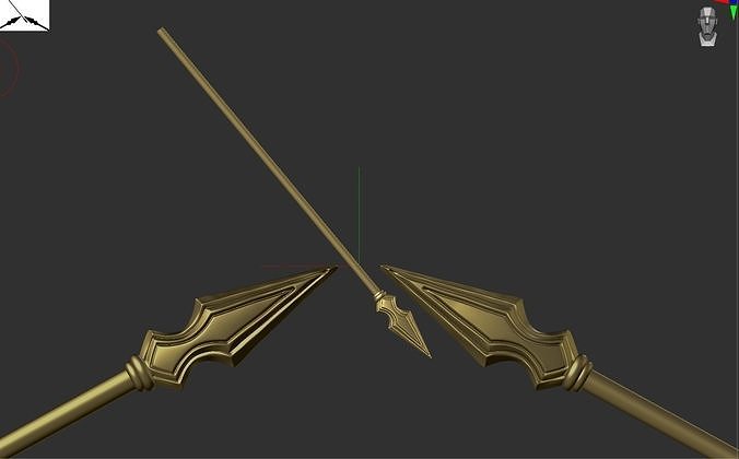 spear 3D model 3D printable | CGTrader